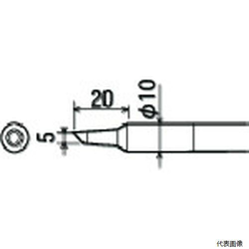 【仕様】 ●適合機種：PX-401 ●コテ先名称：φ5mm ●品名：替えこて先 ●こて先径(mm)：φ5 【入数】 ●1個 他のサイズはこちら 在庫のない商品は検索に表示されない場合がございます　