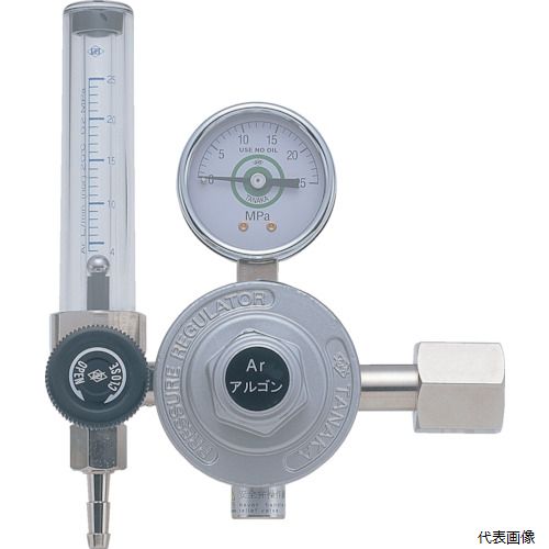 【特長】 ●溶接用シールドガスとして使用するアルゴンガスの供給に最適です。 ●溶接用シールドガスとして使われるアルゴン、及びその混合ガスの減圧、供給に最適です ●アルゴン容器に直接取り付けてご使用いただくタイプです ●各部をアルゴンの供給に...