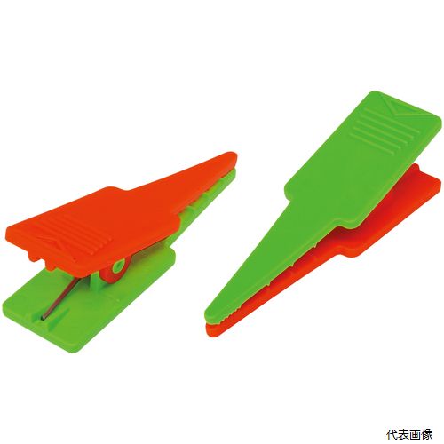 【特長】 ●標尺、鉄筋などをクリップし、現場記録写真撮影時の目印として使用します。 【用途】 ●標尺（ロッド）幅60・64mm用。 ●標尺（ロッド）、鉄筋などに。 【仕様】 ●色：緑/オレンジ ●標尺(ロッド)幅60・64mm用 【材質／仕...
