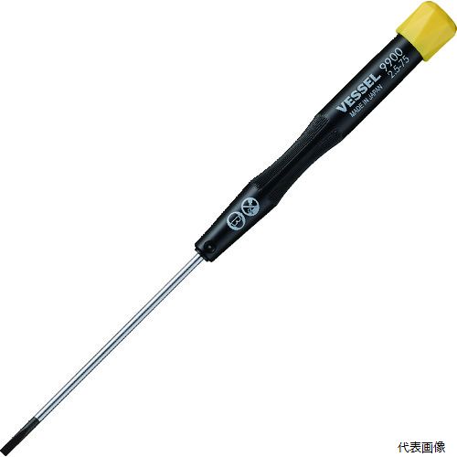 【特長】 ●柄は早回し用回転キャップ付です。 ●刃先はブラックポイント加工、精度が飛躍的に向上しました。 【仕様】 ●刃先：［［−］］2.5 ●軸長(mm)：75 ●全長(mm)：170 ●先端サイズ(mm)：2.5x0.35 ●全身焼入 ...