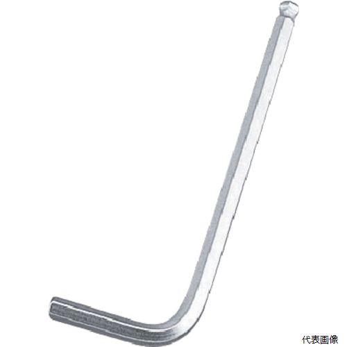 【特長】 ●高トルク、耐久力、耐摩耗性を高める特殊合金鋼を採用しました。 ●ボールポイント加工で、斜め作業の早回し、仮締めが可能です。 【用途】 ●六角穴付ボルトの締め付け、緩め作業。 【仕様】 ●対辺寸法(mm)：3 ●首下寸法(mm)：...