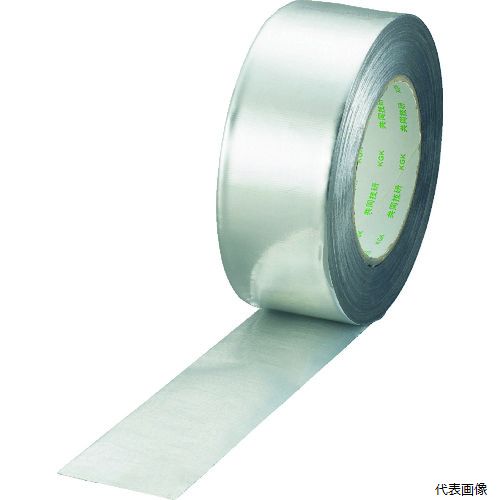 【特長】 ●はく離紙がなく、ゴミの発生がありません。 ●強粘着タイプのアルミ箔テープです。 【用途】 ●空調、断熱、防食用途、床暖房の均熱板用途、補修用途。 ●色：シルバー ●幅(mm)：50 ●長さ(m)：50 ●厚さ(mm)：0.16 ...