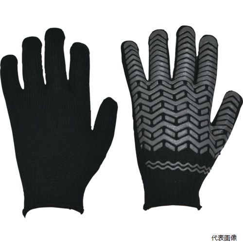 【特長】 ●作業中でも手袋がズレ落ちにくくなっています。 ●外側のすべり止めは天然ゴムを使用し、グリップ性に優れています。 【用途】 ●運搬・荷役作業に。 ●園芸・農作業に。 【仕様】 ●色：ブラック ●サイズ：フリー ●全長(cm)：24...
