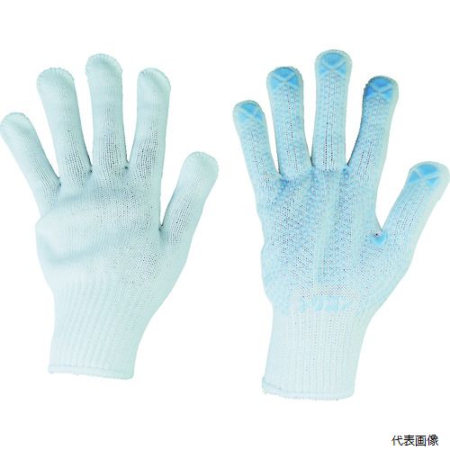 【特長】 ●シリコン樹脂ははっ水性があるので、粘着テープやホコリがつきにくいです。 ●薄手（10ゲージ）で細かい作業に最適です。 ●すべり止め部の色は水色です。 【用途】 ●工場・運送業、農作業・小売店。 ●ドライブ。 ●一般作業。 【仕様...