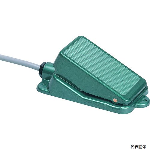 【特長】 ●広範囲に使用されている標準形のフットスイッチです。 ●RoHS指令対応品です。 【用途】 ●電車、バス、工作機械、木工機械、梱包機械、各産業機械。 ●測定器、電子機器、設備機器。 【仕様】 ●連数：1連 ●接点：1c ●動作特性...