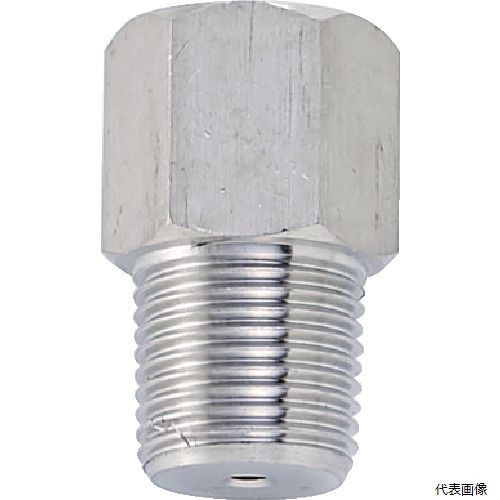 【特長】 ●圧力計用の接続ジョイントです。 ●取付ねじd1×d2：G1/4×R1/4 ●ねじ長さ(mm)：16 ●全長(mm)：34 【材質／仕上】 ●ステンレス（SUS304） 【入数】 ●1個 他のサイズはこちら 在庫のない商品は検索に...