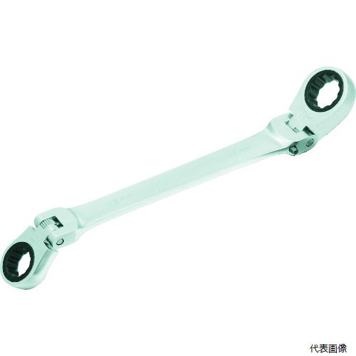 【特長】 ●正逆の切り替えはついていません。 ●フレックス機構は、180°首振りOKです。 ●ギア数72山送り角5°（8ミリのみギア数60山送り角6°）で本締め可能です。 ●12段階15°の角度調整で固定できるロック機構を採用しています。 ...