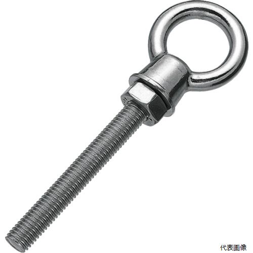 【特長】 ●首下が長いので厚みのある部分に使用可能です。 【用途】 ●機械器具類の吊り上げなど、一般の荷役に。 ●使用荷重(kN)：0.49 ●A(mm)：13 ●B(mm)：60 ●D(mm)：5.5 ●H(mm)：31 ●L(mm)：1...
