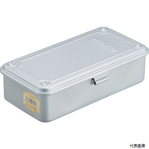 【特長】 ●ハードな使用に耐える頑丈なプレス一体型です。 ●片開き構造です。 ●四隅に横滑り防止用凹凸が付いており積み重ねに便利です。 【仕様】 ●色：シルバー ●外形寸法(mm)間口：203 ●外形寸法(mm)奥行：109 ●外形寸法(m...