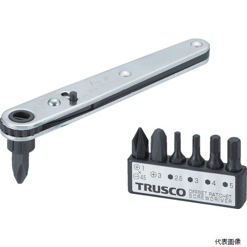 【特長】 ●ラチェット機構により狭い場所での早回しが可能です。 【用途】 ●狭い場所でのねじの取り外し作業に。 【仕様】 ●刃先：［［−］］4.5×［［＋］］No.1、［［−］］6×［［＋］］No.2、［［＋］］No.3、六角2.5・3・4...