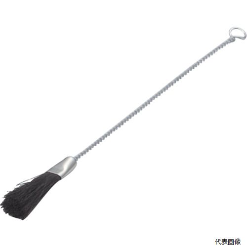 【特長】 ●細い針金の柄であるため、油を塗りにくい箇所への使用ができます。 【用途】 ●ボール盤、旋盤など、機械への油の塗布。 【仕様】 ●毛先幅(mm)：10 ●毛丈(mm)：23 ●全長(mm)：150 ●柄部材質：針金柄 ●幅(mm)...
