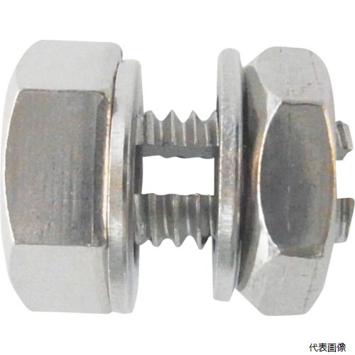 【特長】 ●ボルトとナットでワイヤロープを締めるタイプです。 【用途】 ●ワイヤロープの先端を輪加工する金具。 【仕様】 ●適合ロープ径(mm)：1.50〜3 ●A(mm)：3.1 ●SYP-30B×1個入 ●SUSパーツSY15〜30用 ...