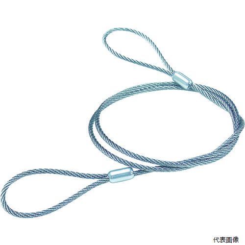 【特長】 ●両端アイ加工済みですぐに使えます。 ●細くても強度があり目立ちません。 【用途】 ●キャップやカバーなどの紛失防止の連結金具。 ●看板などの吊り下げ。 【仕様】 ●ロープ径(mm)：2.0 ●長さ(m)：0.9 ●長さ(mm)：...