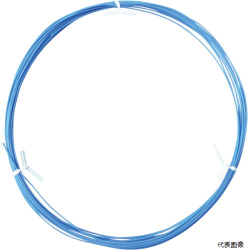 【特長】 ●配線用に使用される電線で、絶縁体に耐熱、耐寒、耐油、耐薬品に優れたフッ素樹脂を使用しています。 ●エコ対応で「臭素系難燃剤」は使用していません。 【用途】 ●電気機器内の配線用に。 【仕様】 ●色：ブルー ●芯数：1 ●全長(m...
