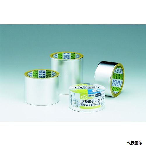 【特長】 ●耐水・耐候性に優れています。 ●屋外での使用にも最適です。 【用途】 ●流し台など水周りのすき間シールに、金属屋根・外壁などの防水修理に、空調ダクトの補修に。 【仕様】 ●色：シルバー ●幅(mm)：50 ●長さ(m)：10 ●...