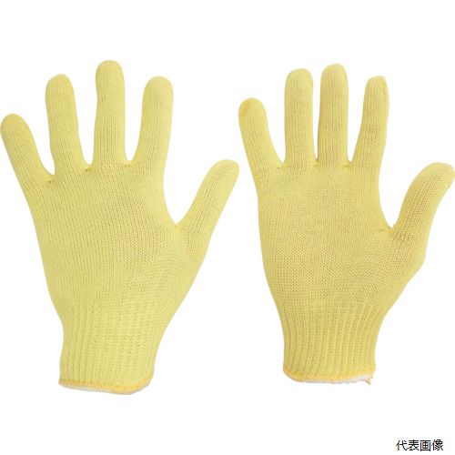 【特長】 ●作業性重視の薄手レギュラータイプです。 【用途】 ●自動車関連、金属加工作業、土木・建設作業、清掃作業。 【仕様】 ●色：イエロー ●サイズ：フリー ●全長(cm)：24.0 ●手のひら周り(cm)：20.0 ●中指長さ(cm)...