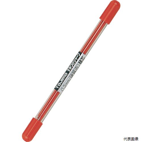 【用途】 ●ブロック・コンクリート・クロス・木材への墨つけ作業に。 ●色：赤 ●タイプ：硬質赤 ●芯径(mm)：1.3 ●長さ(mm)：115 ●直径(mm)：115 ●適合機種：SS13-RED 【入数】 ●1Pk/6本 他のサイズはこち...