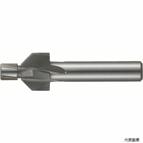 【特長】 ●皿小ねじの沈め穴加工をするフライスです。 【用途】 ●被削材：炭素鋼、合金鋼、工具鋼、鋳鉄、非鉄金属、アルミ合金。 【仕様】 ●外径(mm)：14.0 ●案内径(mm)：6.2 ●全長(mm)：60 ●シャンク径(mm)：10 ...