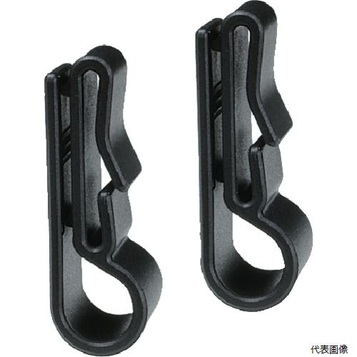 【特長】 ●ヘッドライト装着時のヘルメットとゴムベルトのズレを防止します。 【仕様】 ●適合機種：溝付ヘルメット：溝幅12mmまで　ゴムベルト幅28mmまで ●幅(mm)：17 ●奥行(mm)：18 ●高さ(mm)：53 ●質量(g)：14...