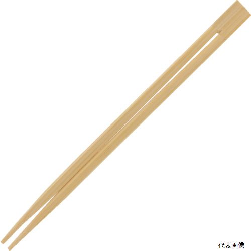 【特長】 ●竹は3〜5年で成長し、伐採後も次々と新しい芽が出てくることから、持続して活用するのことのできる環境に優しい資源と言われています。 ●竹本来の節を活かした21cmの双生箸が100膳入った商品です。 ●全長(mm)：210 ●21c...