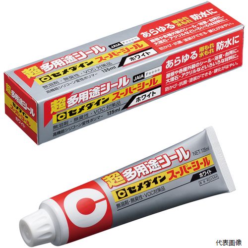 【特長】 ●接着剤としても使える程の接着性があります。 ●防カビ、抗菌タイプです。 ●硬化後、塗料によっては塗装が可能です。 ●硬化後の物性が硬く摩擦に強いシーリング材です。 ●高耐久・高耐候性タイプです。 ●日本接着剤工業会JAIAF☆☆...