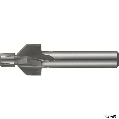 【特長】 ●皿小ねじの沈め穴加工をするフライスです。 【用途】 ●被削材：炭素鋼、合金鋼、工具鋼、鋳鉄、非鉄金属、アルミ合金。 【仕様】 ●外径(mm)：18.5 ●案内径(mm)：8.2 ●全長(mm)：69 ●シャンク径(mm)：10 ...