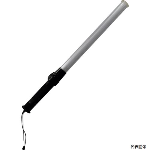 【特長】 ●1本の誘導棒で「赤→青」点滅の切替が可能です。 【用途】 ●夜間作業、警備、交通誘導、工事現場での車や歩行者の誘導や夜の防犯活動に。 【仕様】 ●色：赤／青 ●幅(mm)：34 ●長さ(mm)：540 ●LED数(個)：赤6、青...