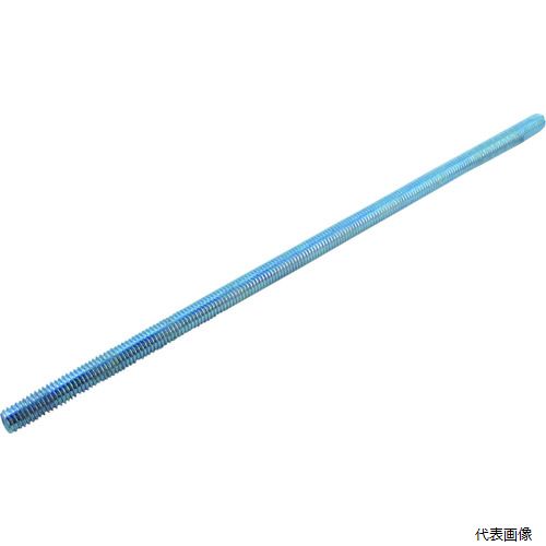 【特長】 ●全ねじで長さ調節が楽です。 ●耐食性向上の為、ユニクロメッキがしてあります。 ●頭のない総ねじです。 ●長ねじとも言います。 【用途】 ●軽工作品に。 ●建設・設備関連に。 ●天井吊など多用途。 【仕様】 ●ねじ径：M10 ●長...