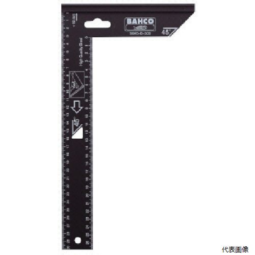 【特長】 ●さしがねに比べ、耐久性があり、精度の狂いがありません。 ●45°、90°の正確なマーキングができます。 【用途】 ●直角の測定・検査に。 ●台長(mm)：170 ●幅(mm)：40 ●台幅(mm)：42 ●厚さ(mm)：1.49...