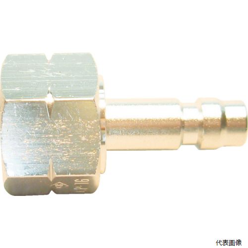 【特長】 ●スリーブロック方式です。 ●ミニ・コック（日東工器製）と互換性があります。 【用途】 ●マイルドホース用プラグ（アセチレン用） 【仕様】 ●品名：ガス用プラグ ●適合流体：ガス ●接続サイズ：φ9mm ●最高使用圧力(MPa)：...