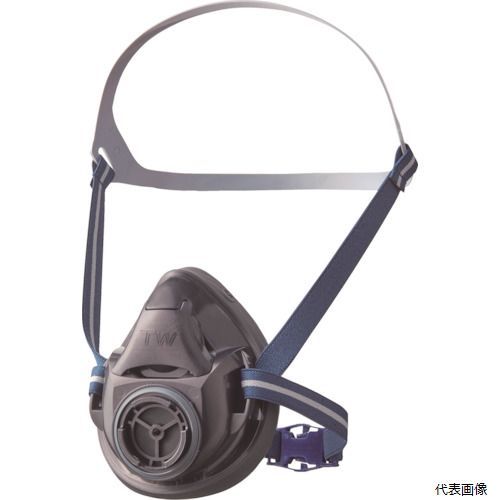 【特長】 ●マスクひとつで防じん・防毒の両方に対応可能（防じん・防毒の両方の国家検定に合格）です。 ●フィルタ・吸収缶は、印を合わせ右に60°ひねるだけで確実に取付けられます。 【用途】 ●溶接作業（T2フィルタ使用時の指定防護係数10）用...