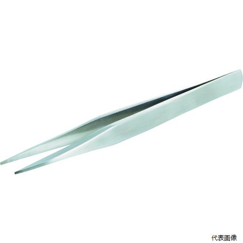 【特長】 ●先端部にしなりがなく部品などを確実に保持できます。 ●先端は高精度精密仕上げで、耐久性に優れています。 ●非磁性、耐食性、耐酸性に優れています。 ●つまみ圧は150gです。 【用途】 ●マスキングテープやシールはがしに。 ●細か...