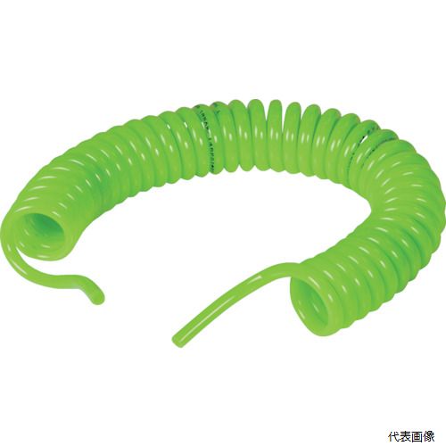 【特長】 ●オイル、溶剤、その他の非水溶液に対する優れた耐久性があります。 ●機械的強度及び衝撃強度に優れています。 ●経年劣化に強く、長期間ご使用頂けます。 【用途】 ●整備工場、塗装工場、一般生産工場の空圧工具、エアー作業に。 ●色：蛍...