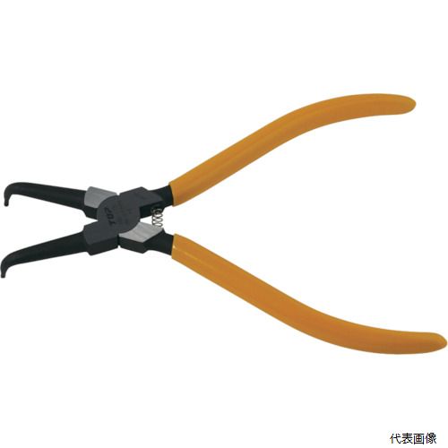 【特長】 ●オール鍛造品、一体成形です。 ●耐久力・耐荷重性抜群です。 ●先端部は逆テーパー加工により、リングを確実にキャッチします。 【用途】 ●リングの取り付け取り外しに。 【仕様】 ●リング使用範囲(mm)：12〜25 ●爪先端径(m...