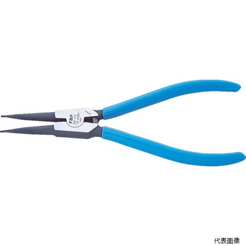 【特長】 ●オール鍛造品、一体成形です。 ●耐久力・耐荷重性抜群です。 ●先端部は逆テーパー加工により、リングを確実にキャッチします。 ●シャフト（軸）用専用タイプです。 【用途】 ●リングの取り付け取り外しに。 【仕様】 ●リング使用範囲...
