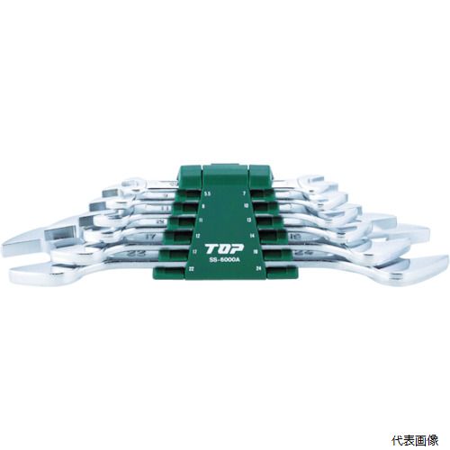 【特長】 ●自動車整備、産業機械、通信機器、事務機器などの保守、点検、組み立て作業に最適です。 ●当社独自のホルダは使用するスパナを抜いても、他のスパナが抜けてくることがありません。 ●軽く、強く、使いやすいスパナです。 ●特殊鋼を使用して...