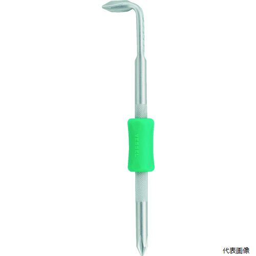 【特長】 ●狭い箇所に適した短軸仕様です。 ●L型のコーナーをフラットにすることで極限の短軸曲げを実現しました。 ●フラット部分は使うとき指を添えると安定し、力が入れやすい形状です。 ●カラーで色分けしたソフトグリップ付で刃先の形状・サイズ...