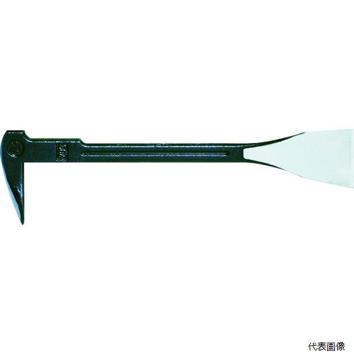 【特長】 ●釘抜き・ハンマー・スクレーパーと1つの工具で3種に使用できます。 ●尾部先端が薄く、狭いすき間にも食い込みます。 【用途】 ●リフォーム・補修作業に。 ●釘抜き、スクレーパー、ハガシ作業に。 ●石膏ボードやサイデイング等の持ち上...