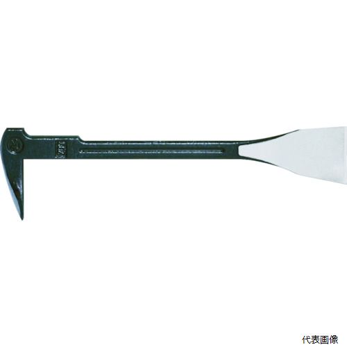 【特長】 ●釘抜き・ハンマー・スクレーパーと1つの工具で3種に使用できます。 ●尾部先端が薄く、狭いすき間にも食い込みます。 【用途】 ●リフォーム・補修作業に。 ●釘抜き、スクレーパー、ハガシ作業に。 ●石膏ボードやサイデイング等の持ち上...