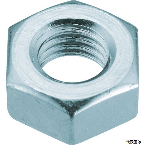 【特長】 ●片面面取りの一般的な六角ナットです。 【仕様】 ●呼び径：M10×1.50 ●二面幅寸法(mm)：17 ●高さ(mm)：8 ●強度区分：4T(適合ボルト強度区分：3.6〜4.6・4.8) ●ナット種類：1種ナット ●ねじピッチ(...