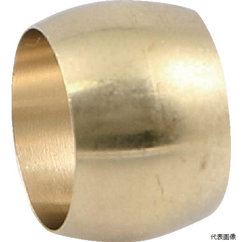【用途】 ●銅管用継手。 【仕様】 ●適合銅管外径(mm)：12 ●適合銅管外径D(mm)：12 ●L(mm)：10 ●使用流体：水・空気・油 ●流体温度(℃)：-50〜150℃ ●使用圧力：3.45MPa 【材質／仕上】 ●黄銅(C360...