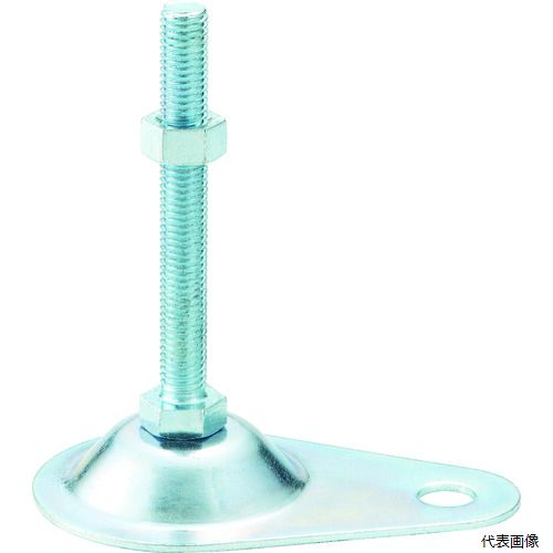 【特長】 ●床面固定用のアンカー穴付です。 ●激しい振動などで対象機器が移動しないために使用します。 【用途】 ●工作機械、自動販売機、コンベヤ、作業台、制御盤、理化学機械。 【仕様】 ●許容荷重(kgf)：500 ●ねじ寸法：M12×1....