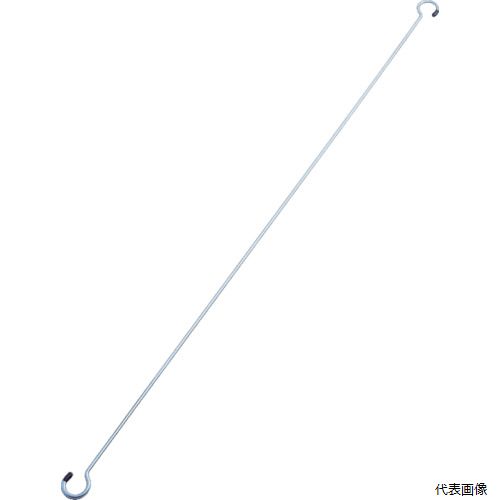 【特長】 ●ロングサイズなので、手の届かないところにも掛けられます。 【用途】 ●ネットを下げたり、物を引っ掛けるのに使用してください。 【仕様】 ●使用荷重(kN)：0.07 ●D(mm)：4 ●L(mm)：800 ●S(mm)：12 ●...