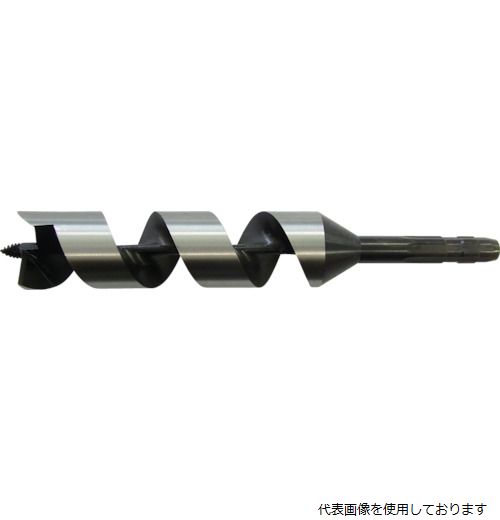 【特長】 ●柱の穴あけに最適です。 ●インパクトドライバーではΦ21mmまでの穴あけ加工が可能です。 【仕様】 ●刃径(mm)：40.0 ●溝長(mm)：180 ●全長(mm)：250 ●シャンク径(mm)：13 ●適合機種：電気ドリル・イ...