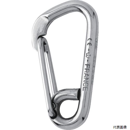 【特長】 ●丁寧に鍛造されたステンレス(SUS316L)製で非常に頑丈で安全に使用できます。 ●本体にはCEマーク(機械指令)が刻印されております。 【用途】 ●ロープ、チェーン、ワイヤーなどのと締結金具として。 【仕様】 ●使用荷重(kN...