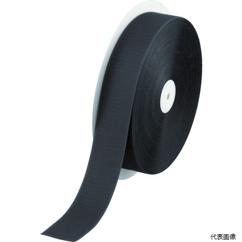 【特長】 ●繊維製品なので軽く、お好みのサイズにカットでき、縫製取付や加工が容易にできます。 ●縫製取付の可能なものやA・B側を加工して結束バンドにも利用できます。 【用途】 ●さまざまな商品の固定に。 ●一般的なマジックテープ25m巻です...