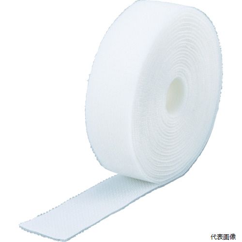 【特長】 ●片面にフック・片面にループの付いた両面タイプのマジックテープ［［R下］］です。 ●必要に応じた長さでカットでき結束用途に利用できます。 ●耐久性に優れており数年間の屋外使用も可能です。 ●蛍光色は「JIST8127」高視性安全服...