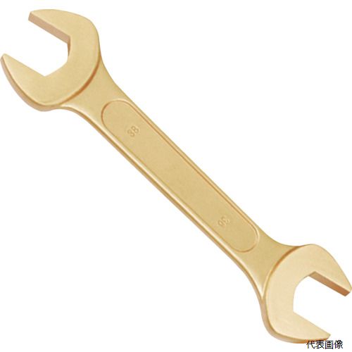 【特長】 ●火花が出ない、耐腐食性のあるアルミニウム青銅製防爆工具です。 ●ISO基準に準じて製造されています。 【用途】 ●防爆が必要な環境。 【仕様】 ●二面幅寸法(mm)：22×24 ●全長(mm)：210 ●BAM(ドイツ連邦材料試...