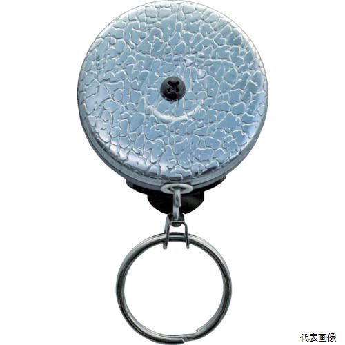 【特長】 ●360°回転するベルトクリップ付です。 ●本体を90°回転させるとベルトクリップから取り外しが可能です。 ●10万回の伸長テスト済です。 【用途】 ●16本までのキーや小さい道具用。 【仕様】 ●幅(mm)：53 ●高さ(mm)...