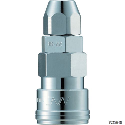 【特長】 ●チューブをバンドで止めなくても装着出来ます。 ●ALタイプ20型プラグ全てと互換性があります。 【用途】 ●ポリウレタンチューブなど化成品チューブ用です。 【仕様】 ●最高使用圧力(MPa)：1.5 ●使用流体：空気他 ●最大衝...